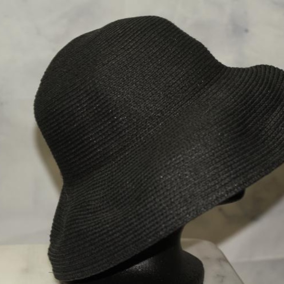 August | Accessories | August Black Paper Bowler Hat | Poshmark